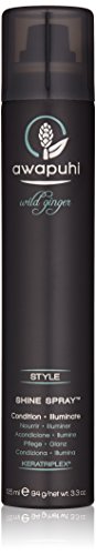 Paul Mitchell Awapuhi Wild Ginger Shine Spray, Conditions + Adds Luminosity, For All Hair Types, 3.3 oz.