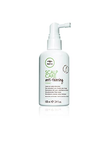 Tea Tree Scalp Care Anti-Thinning Tonic, Leave-In Treatment, For Thinning Hair, 3.4 Fl Oz