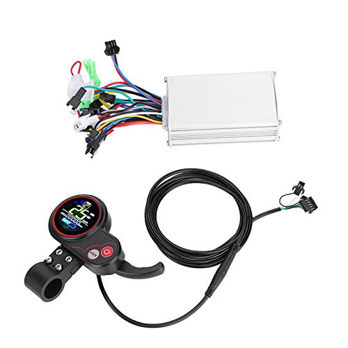 Yosoo Health Gear Ebike Controller, 60v 48v 250w 350w Brushless Motor Controller Electric Scooter Controller Scooter Motor Controller with LCD Shifter Display Panel for Electric Bike Scooter