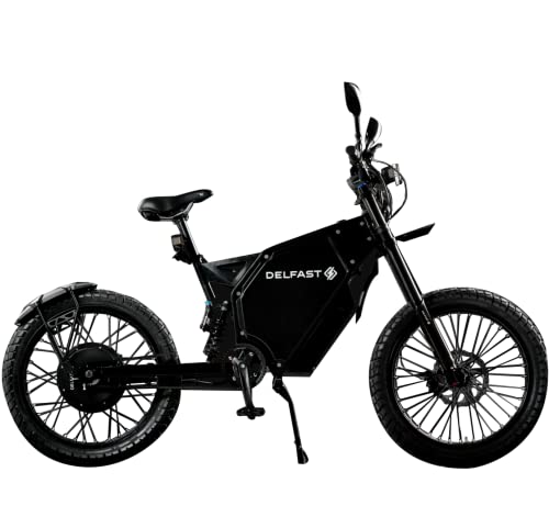 DELFAST Top 3.0 e-Bike | Pedal Assisted Offroad Electric Bike with Steel Frame, 2V 48AH Fast-Charge LG Lithium Battery, 200 Mile Max Range on Single Charge