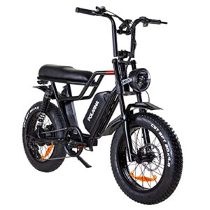 polarna electric bike for adults 20″ ebike full suspension 1000w motor samsung 48v 22.5ah removable battery fat tire electric bike mountain beach snow bike 32mph