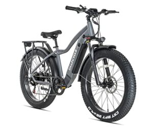 snapcycle r1 electric bike adults 750w motor 48v 14ah samsung lithium-ion battery removable 26” fat tire ebike 28mph snow beach mountain sand e-bike shimano 6-speed