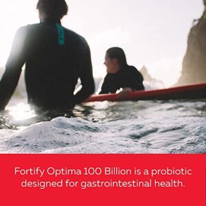 Nature’s Way Fortify Optima Daily Probiotic, 100 Billion, 15 Strains, Digestive & Immune Support*, with Prebiotics, 30 Capsules