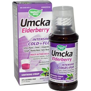 natures way umcka elderberry syrup, 4 fz