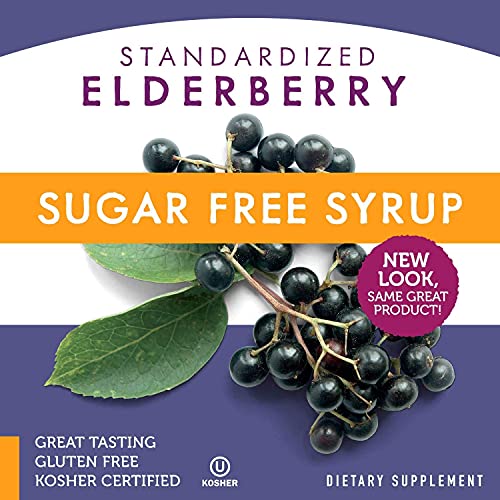 Nature's Way Sambucus Sugar-Free Elderberry Syrup, Traditional Immune Support*, 8 Fl Oz.