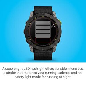 Garmin Enduro™ 2 – Ultraperformance Watch, Long-Lasting GPS Battery Life, Solar Charging, Preloaded Maps