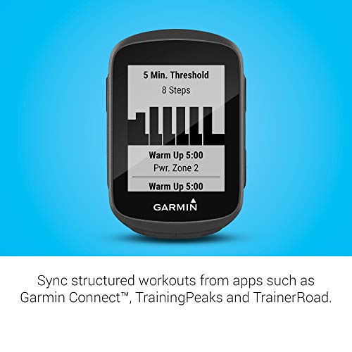 Garmin Edge® 130 Plus, GPS Cycling/Bike Computer, Download Structure Workouts, ClimbPro Pacing Guidance and More (010-02385-00), Black