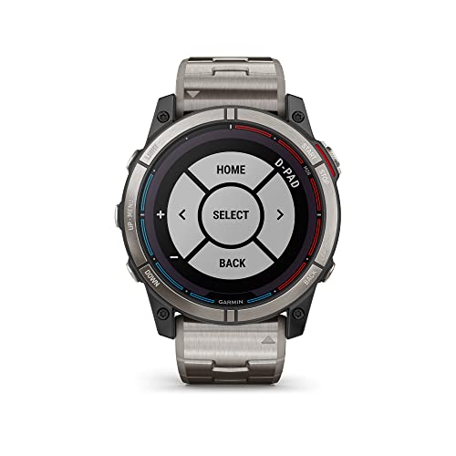 Garmin quatix® 7X Solar Edition, Marine GPS Smartwatch, Solar Charging Capabilities, Durable Watch with Flashlight, Tide Changes and Anchor Drag Alerts, Waypoint Marking