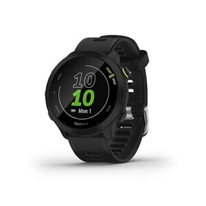 garmin forerunner 55 gps running smartwatch, black