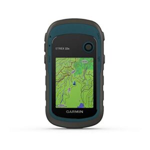 garmin 010-02256-00 etrex 22x, rugged handheld gps navigator, black/navy