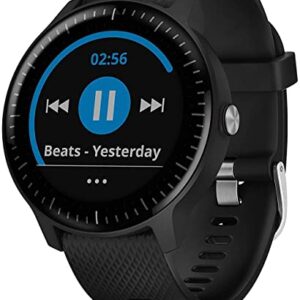 Garmin vivoactive 3 Music GPS Smartwatch 010-N1985-01, Black with Silver Hardware, Music Storage and Playback (Renewed)