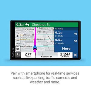 Garmin DriveSmart 55 & Traffic: GPS Navigator with a 5.5” Display, Hands-Free Calling, Included Traffic alerts and Information to enrich Road Trips (Renewed)