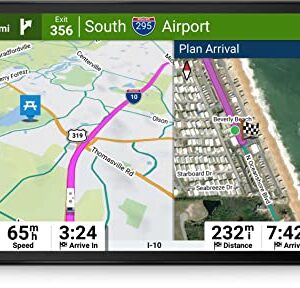 Garmin RV 1095, Extra-Large, Easy-to-Read 10” GPS RV Navigator, Custom RV Routing, High-Resolution Birdseye Satellite Imagery, Directory of RV Parks and Services, Landscape or Portrait View Display