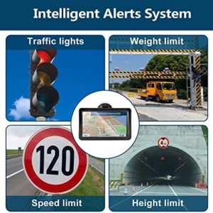 GPS Navigation for Car Truck 9 inch GPS Navigation, Speed Limit & Traffic Light Tips, Turn-by-Turn Navigation, Map 2023, Free Update USA Map