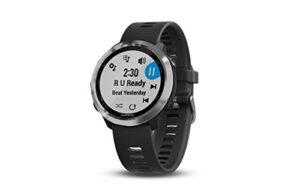 garmin forerunner 645 music, gps running watch with pay contactless payments, wrist-based heart rate and music, black