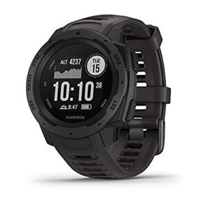 garmin instinct, gps watch, graphite, refurbished