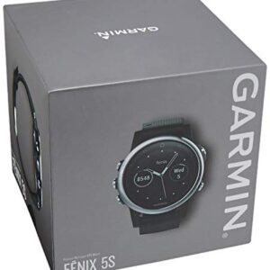 Garmin fēnix 5, Premium and Rugged Multisport GPS Smartwatch, Slate Gray/Black Band, 47 MM