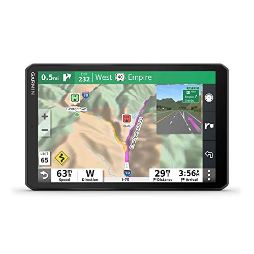 Garmin RV 890, GPS Navigator for RVs with Edge-to-Edge 8” Display, Preloaded Campgrounds, Custom Routing and More (Renewed)