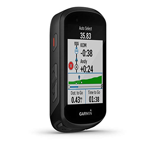 Garmin Edge 530 (Sensor Bundle) GPS Bike Computer with HRM, Speed/Cadence Sensors, Silicone Case (Black) & Tempered Glass | Cycle Maps, VO2 Max, Popularity Routing | Cycling Computer | 010-02060-10