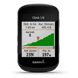 Garmin Edge 530 (Sensor Bundle) GPS Bike Computer with HRM, Speed/Cadence Sensors, Silicone Case (Black) & Tempered Glass | Cycle Maps, VO2 Max, Popularity Routing | Cycling Computer | 010-02060-10