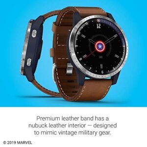 Garmin Legacy Hero Series, Marvel Captain America Inspired Premium Smartwatch, Includes a Captain America Inspired App Experience