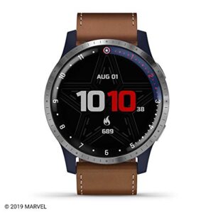 Garmin Legacy Hero Series, Marvel Captain America Inspired Premium Smartwatch, Includes a Captain America Inspired App Experience