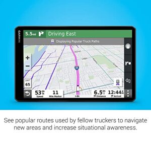 Garmin - dezl OTR800 8 inches GPS Truck Navigator - Black (Renewed)