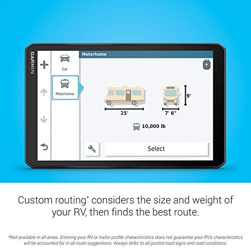 Garmin RV 890, GPS Navigator for RVs with Edge-to-Edge 8” Display, Preloaded Campgrounds, Custom Routing and More