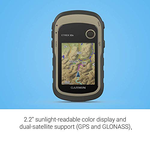 Garmin eTrex 32x, Rugged Handheld GPS Navigator (Renewed)