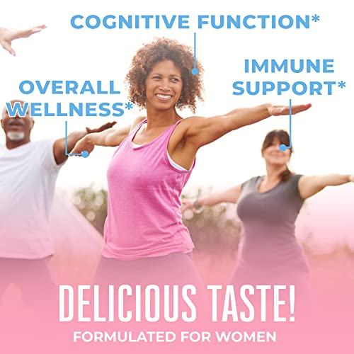 MaryRuth's Multivitamin for Women | USDA Organic | Sugar Free Womens Multivitamin | Liquid Vitamins for Women | Immune Support Liquid Liposomal | Cognitive Health & Mood Balance | Vegan | 15.22 Fl Oz