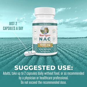 MaryRuth's NAC Supplement N-Acetyl Cysteine | 2 Month Supply | NAC 1000mg per serving | Vegan | Non-GMO | Gluten Free | 120 Count