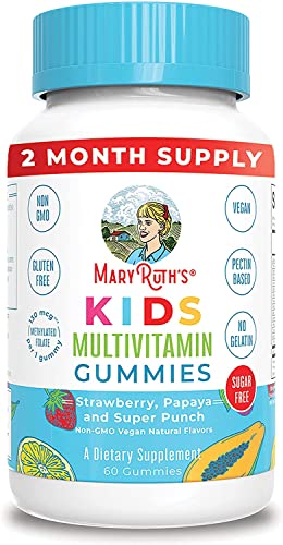 Kids Multivitamin Gummies & Liquid Iron for Children Ages 1-3 Bundle by MaryRuth | Made with Organic Ingredients | Immune Support | Iron Supplement for Toddlers | Vegan | Non-GMO | Gluten Free.