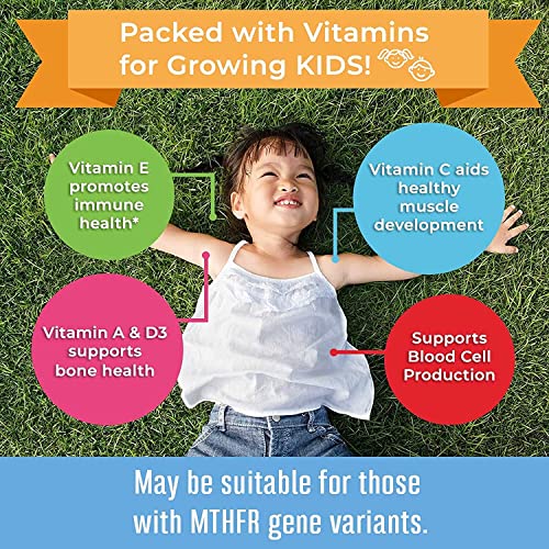 Kids Multivitamin Gummies & Liquid Iron for Children Ages 1-3 Bundle by MaryRuth | Made with Organic Ingredients | Immune Support | Iron Supplement for Toddlers | Vegan | Non-GMO | Gluten Free.