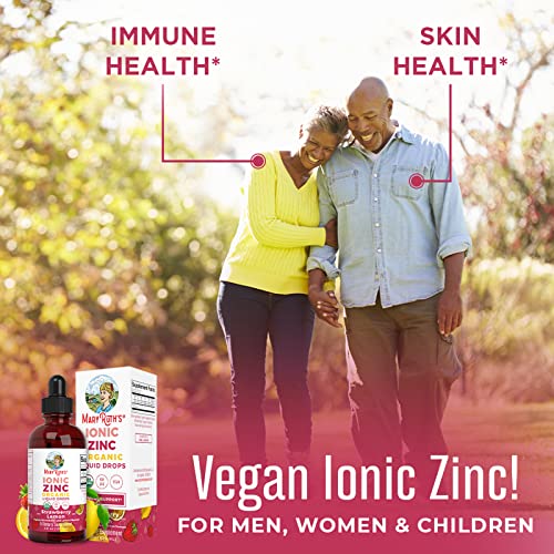 Ionic Zinc Supplement & Immunity 5-in-1 Gummies Sugar Free Bundle by MaryRuth for Immune Support | Skin Care Supplement | Powerful Blend of Zinc, Elderberry, Vitamin C, Vitamin D, & Echinacea.