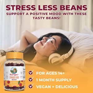 Stress Relief Vita-Beans for Adults & Adult Sleep Gummies NO Melatonin Bundle by MaryRuth's | Magnesium & L-Theanine | Natural Calm, Relaxation, Stress and Mood Support | NO Melatonin | Sleep Support