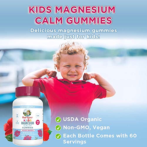 Kids Magnesium Citrate Gummies & Kids Probiotic Gummies Bundle by MaryRuth's | Magnesium Supplement | Stress Relief, Bone, Nerve Health | Digestive Support, Immune Support & Gut Health Supplement.