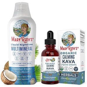 liquid multimineral coconut & organic calming kava bundle