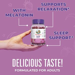 MaryRuth's Melatonin Vita-Beans for Adults | Relaxation & Sleep Support for Ages 14+ | Vegan | Non-GMO | Gluten Free | 90 Count