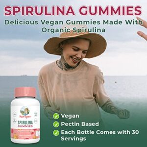 Spirulina Gummies MaryRuth's | Made with Organic Spirulina | Superfood Gummies for Ages 4+ | Vegan | Non-GMO | 60 Count