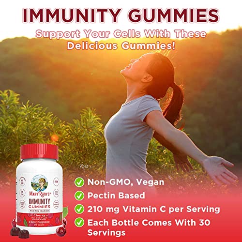 Kids Multivitamin + Immunity Gummies Bundle by MaryRuth's | Kids Sugar Free Multivitamin Gummies, 60ct | Immunity 5-in-1 Gummies for Kids & Adults, 90ct | Vegan, Non-GMO, Gluten Free