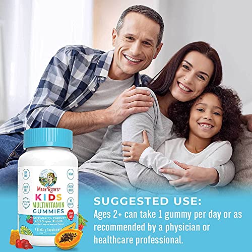 Kids Multivitamin + Immunity Gummies Bundle by MaryRuth's | Kids Sugar Free Multivitamin Gummies, 60ct | Immunity 5-in-1 Gummies for Kids & Adults, 90ct | Vegan, Non-GMO, Gluten Free