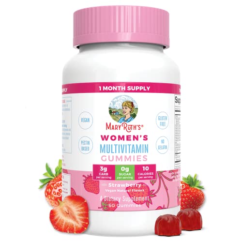 Women's Multivitamin Gummies & Women's Multivitamin Liposomal Bundle by MaryRuth's | Daily Vegan Supplement Hair, Skin and Nail | Liquid Vitamins for Immune Support, Cognitive Health & Mood Balance