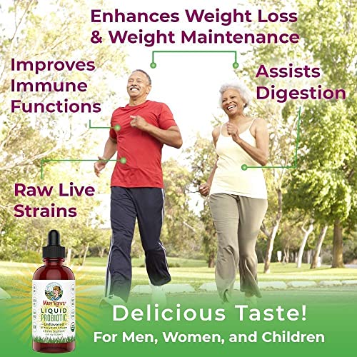 Liquid Multivitamin Raspberry & Liquid Probiotic 4oz Bundle by MaryRuth’s | Vegan Vitamin A, B, C, D3, E & Amino Acids | Immune, Digestion, Focus & Energy Support | Gut Health Supplement.