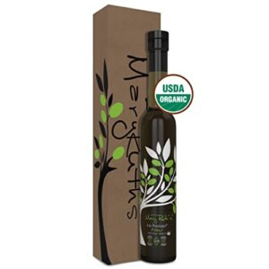 Olive Oil | USDA Organic Extra Virgin Olive Oil | Ice Pressed Extra Virgin Olive Oil | Supports Digestive Health | High in Nutrients | Raw | Vegan | Non-GMO | Gluten Free | 13 Fl Oz