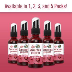 MaryRuth Organics Sarracenia Purpurea Liquid | Sarracenia Purpurea Topical Herbal Liquid | Purple Pitcher Plant | Vegan | Non-GMO | Gluten Free | 2 Fl Oz | 3 Pack