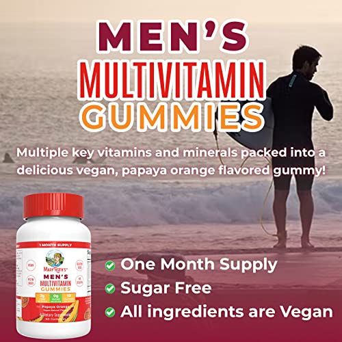 Pumpkin Seed Oil & Men's Multivitamin Gummies Bundle by MaryRuth | Urinary Tract Support & Hair Growth Herbal Drops | Vegan Mens Daily Multivitamins for Immune Support, Non-GMO, Gluten Free