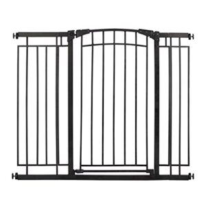 evenflo multi-use decor tall walk-thru gate, black metal