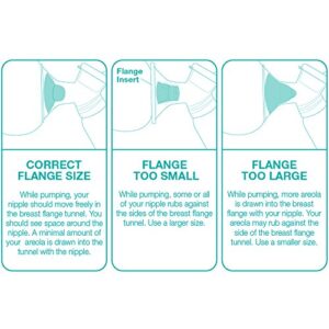 Evenflo Feeding 2 Piece AdvancedFit Flange System with Access to Instructional Video, X-Small, 21.0mm (Pack of 2)