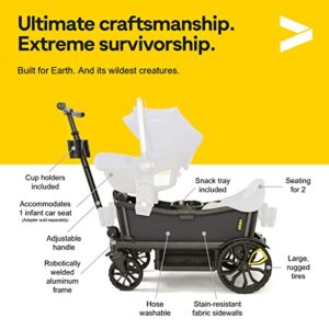 Veer Cruiser | Next Generation Premium Stroller Wagon for Kids | The Feel and Safety of a Premium Stroller with The Fun of a Lightweight, Rugged Wagon | Push/Pull/Push-Along | Fully Collapsible