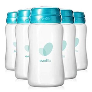 evenflo advanced breast milk collection bottles, 5oz 6 pack